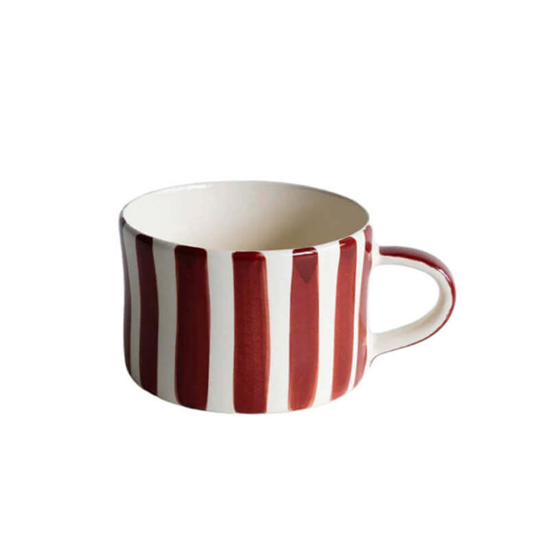 Musango Candy Stripe Mug Paprika | The Granary