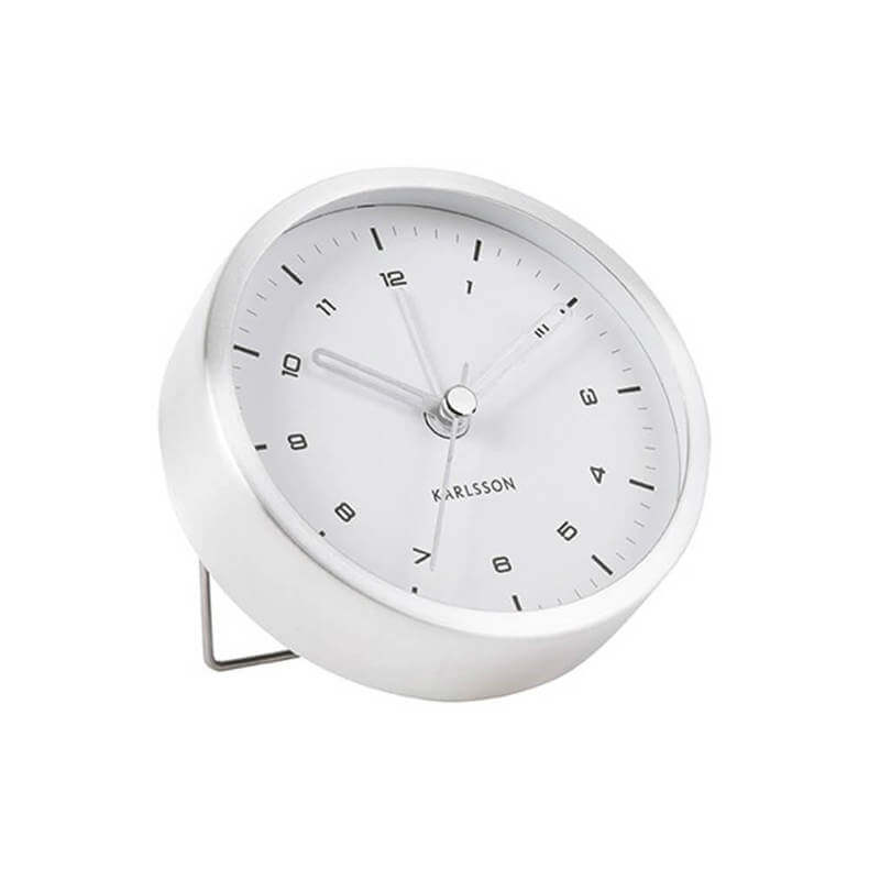 Present Time Alarm Clock Tinge with White Dial | The Granary