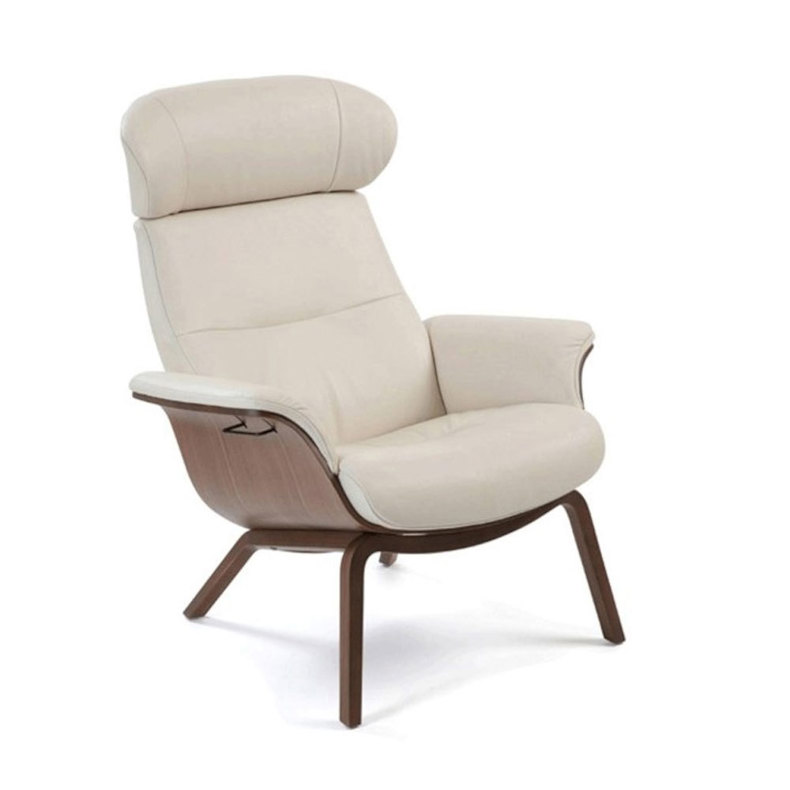 Timeout Fixed Reclining Chair Leather | The Granary